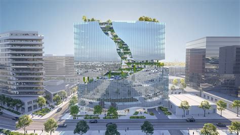 Mad Architects Reveals Denver Tower With 10 Storey Landscaped Rift