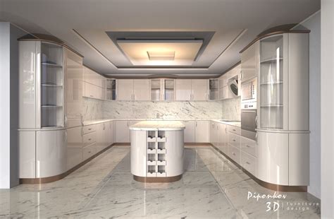 Луксозна кухня по проект СашоМебели Пипонков Кухни спални маси по поръчка София и Пазарджик