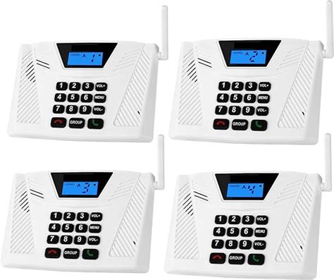Amazon Com SANZUCO Intercoms Wireless For Home Upgraded Hands Free Intercom 5300ft Real Time