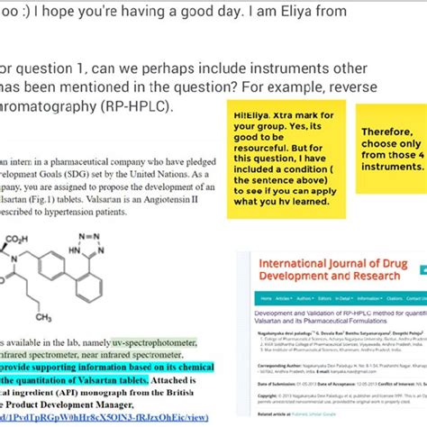An Example Of The Asynchronous Messages In The Interactive Jamboard Download Scientific Diagram