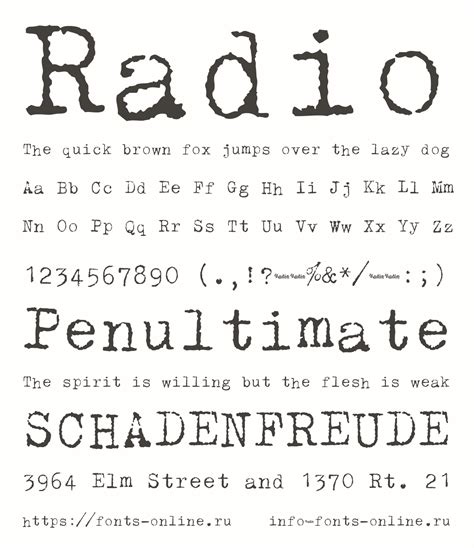 Radio Font