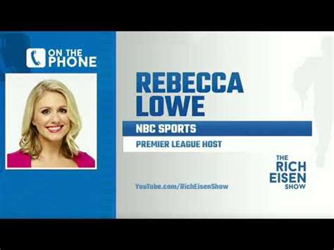 Nbc Sports Rebecca Lowe On The June 17th Return Of The English Premier