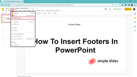 How To Insert Footer In Google Slides In 6 Simple Steps