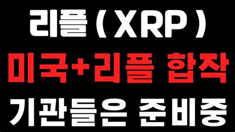 리플코인 미국리플합작 준비 기관들은 준비중 불독코인비트코인급등코인코인단타 Youtube