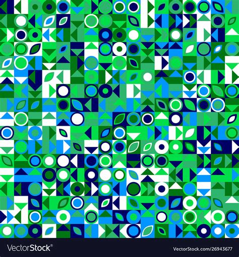 Chaotic Geometric Pattern Background Abstract Vector Image