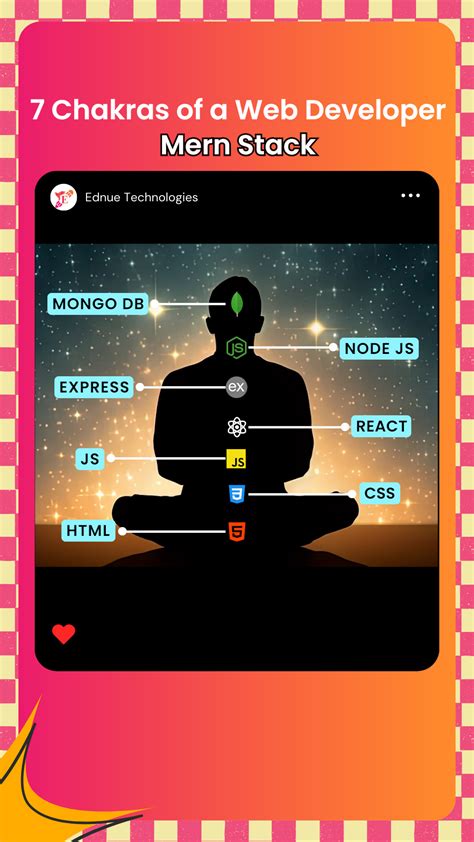 ednue technologies the 7 chakras of a web developer using the mern stack 🧘🏻 techlife mern