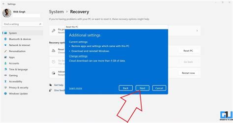 How To Quickly Reset Windows 11 Without Losing Files Gadgets To Use