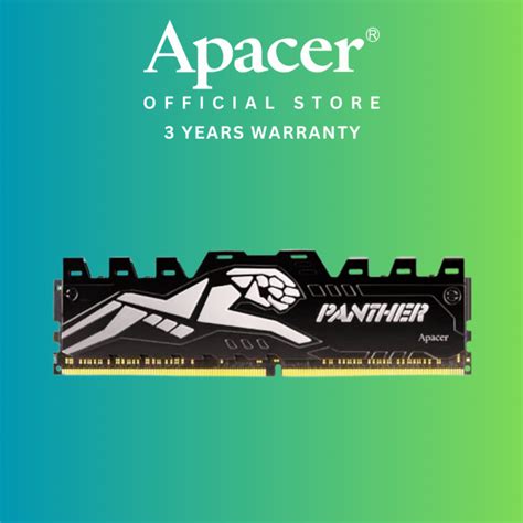 Apacer Panther Golden 8gb Ddr4 3600mhz Gaming Memory Module Ah4u08g36c25y7gaa 1 Lazada Ph