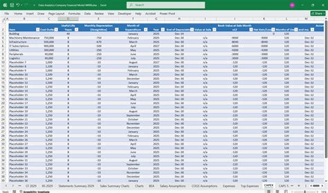 Data Analytics Services Financial Model Efinancialmodels