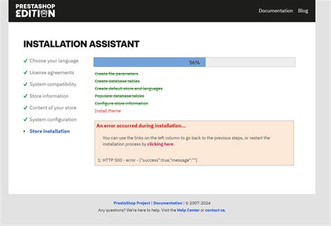 Fixing Prestashop 813 And Later Versions Installation 500 Error