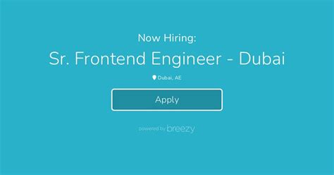 Sr Frontend Engineer Dubai At Coinroutes