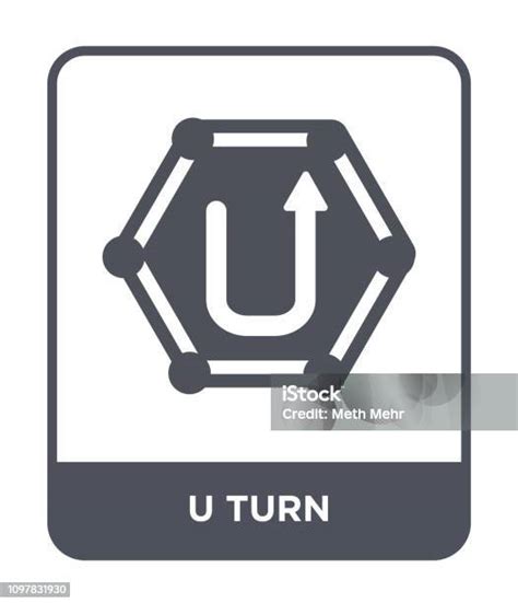 U 설정 아이콘 벡터 흰색 배경 U 턴 유행 가득 표지판 컬렉션에서 아이콘 0명에 대한 스톡 벡터 아트 및 기타 이미지 0명 거리 고속도로 Istock