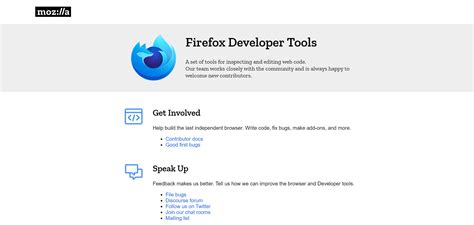 Firefox Developer Tools Startup Stash