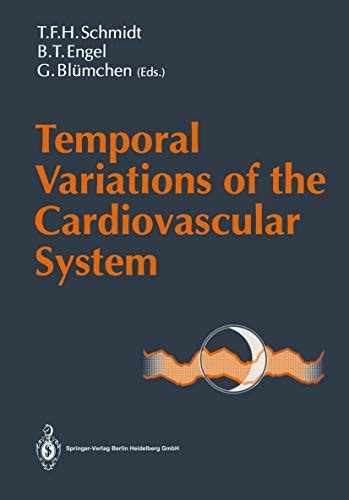 Temporal Variations Of The Cardiovascular System 9783540547761 Abebooks