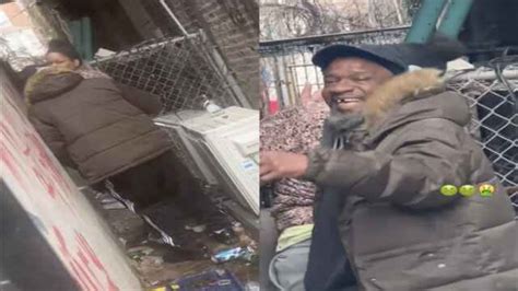 Caught In The Act Homeless Man Gets Caught Getting Freaky With A Woman
