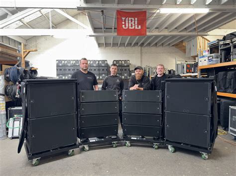 Strawberry Sound Upgrades To JBL VTX A Series Line Array CX Network