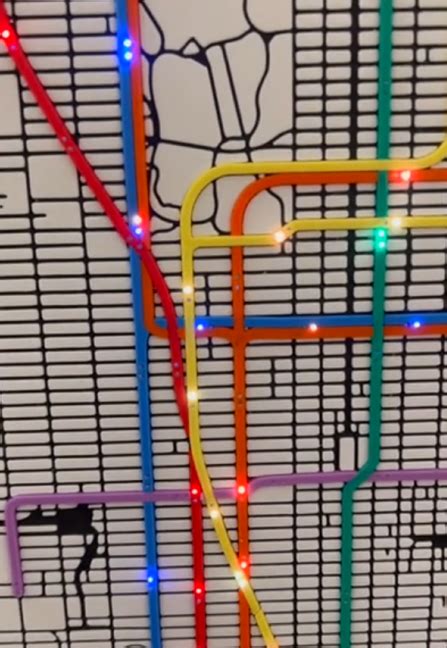 This Raspberry Pi Map Of Manhattan Shows Real Time Subway Train Status Tom S Hardware