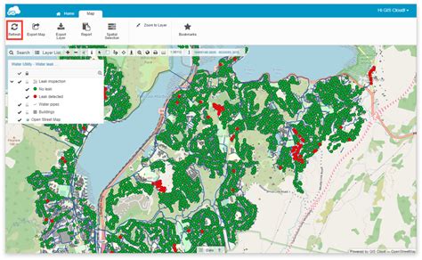 refresh in map viewer gis cloud learning center