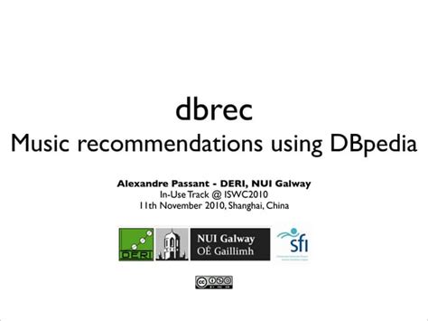 Dbrec Music Recommendations Using Dbpedia Pdf Databases Computer Software And Applications