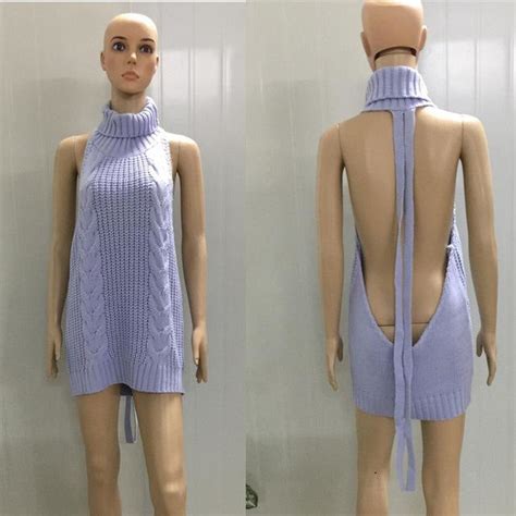 Virgin Killer Sweater Knit Turtleneck Anime Cosplay Kawaii Babe