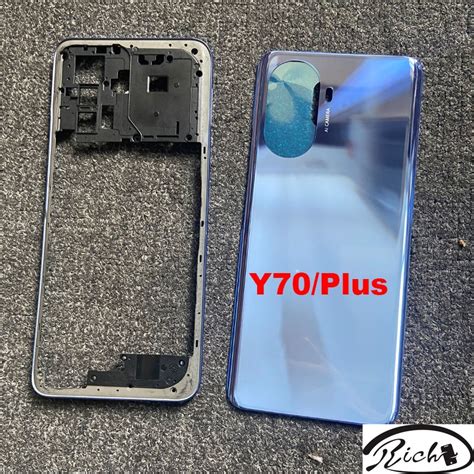 Full Housing For Huawei Nova Y70 Plus Middle Frame Front Bezel Lcd Holder Chassis Back Battery