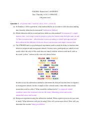 Hw2 Answers Pdf COGS001 Homework 2 ANSWERS Due Thursday 9 30 11 59PM EST 100 Points Total