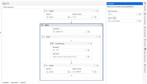 Max Iteration Property For While Loop Activity Does Not Seem To Work