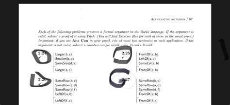 solved alternative notation 67each of the following