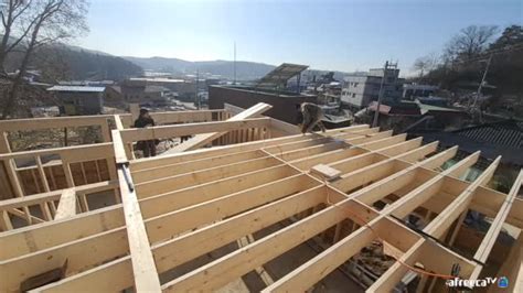 클립 장선 작업 2편 47호집 베란다 구조목 모습 베란다 뼈대 아프리카tv Vod