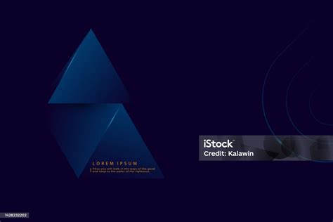 고급 기하학적 어두운 모양의 프리미엄 블루 추상 배경 개념 0명에 대한 스톡 벡터 아트 및 기타 이미지 0명 3차원 형태 개념 Istock