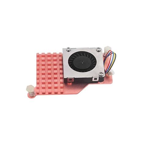 Raspberry Pi 5 Active Cooling Fan Speed Adjustable Turbine Silent Cooling Fan Blower Pure Copper