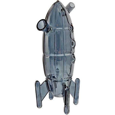 6 5″ Iridescent Sculpted Rocket Joint Bubbler Wyn Distribution