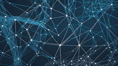 Premium Photo Motion Node Networking Connection Communication Abstract Background Pattern