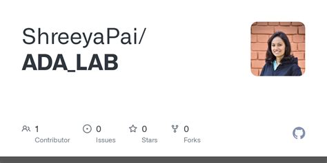 Github Shreeyapai Ada Lab