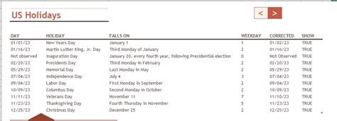 Any Year Calendar With Option To Add Holidays Download