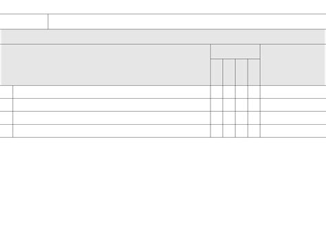 Work Plan Template In Word And Pdf Formats Page Of