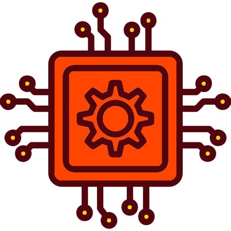 Cpu Generic Outline Color Icon