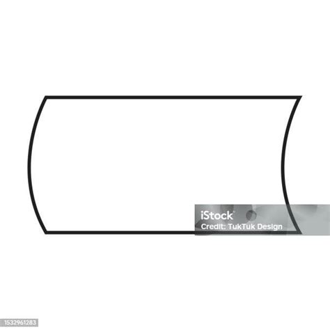 Stored Data Flow Chart Shape Element For Process Layout Diagram Illustration For Business And