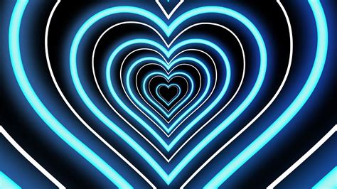 Сердечки фон сердечки синий неон Hearts Background Hearts Blue Neon Youtube