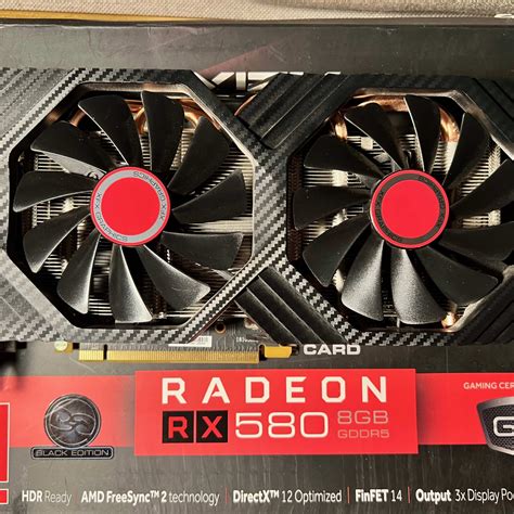 Xfx Radeon Rx 580 8gb Ddr5 Black On Jawa