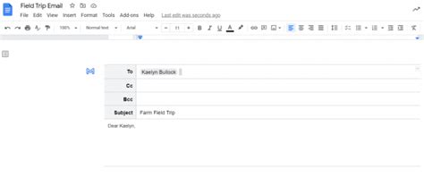 Google Docs Email Templates P CCSK12 Tech
