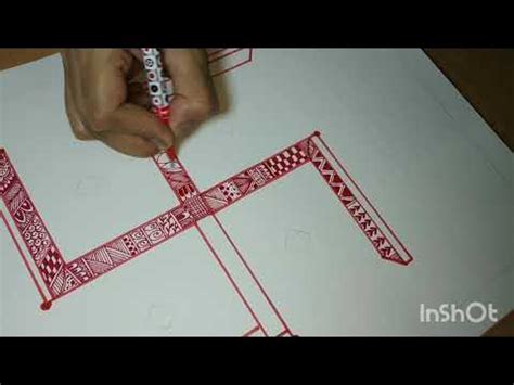 Swastik Mandala Art How To Draw Mandala In Swastik Art For