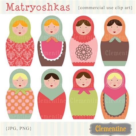Russian Dolls Images Matryoshka Images Royalty Free Clip Art