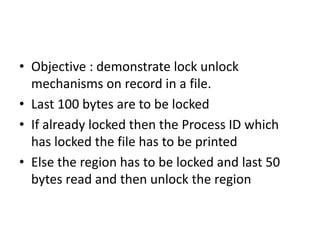 Unix System Programming And Compiler Design Laboratory 3 Pptx