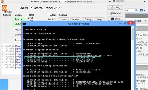 Android Phone Can Not Connect To Xampp Sever That Is Installed On