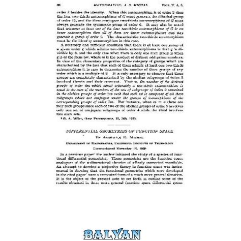 خرید و قیمت دانلود کتاب Differential Geometries Of Function Space ترب