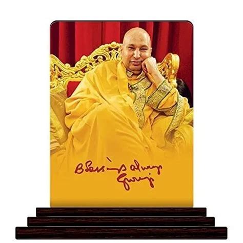 Generic Wood Jai Guruji Swaroop Photo Car Dashboard Idol Blessings Home Shukrana £25 60