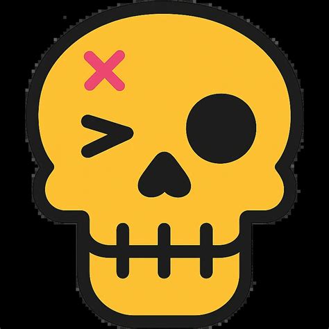 Dead Skull Winking Emoji Ai Emoji Generator