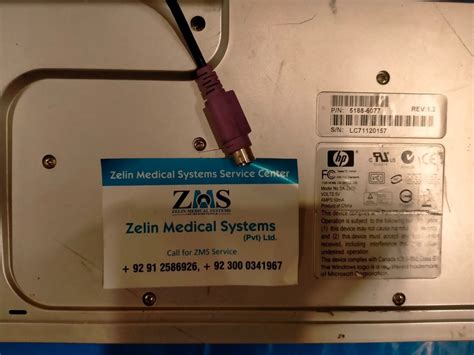 Keyboard Ps 2 Zelin Medical Systems