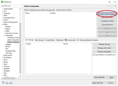 Python And Eclipse Windows